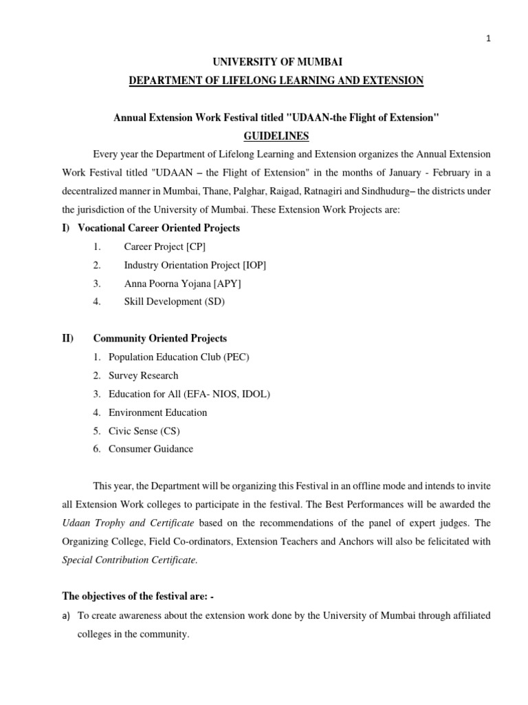 UDAAN Festival 2023: Event Guidelines | PDF