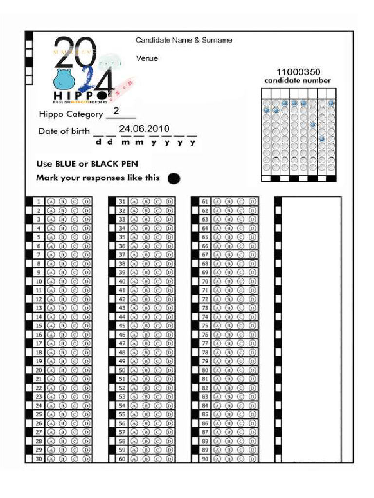 Pre-populated-OMR-sample-20 | PDF