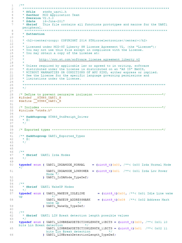 Uart1 H Pdf License Computing