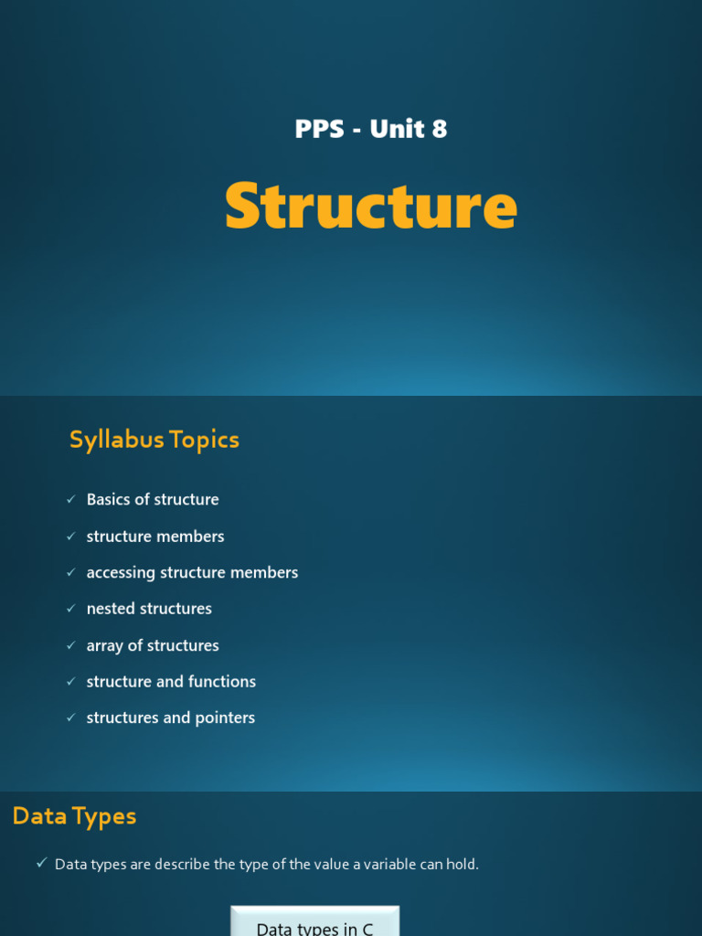 PPS - Unit 8 | PDF | Data Type | Pointer (Computer Programming) PPS - Unit 8 | PDF | Data Type | Pointer (Computer Programming)