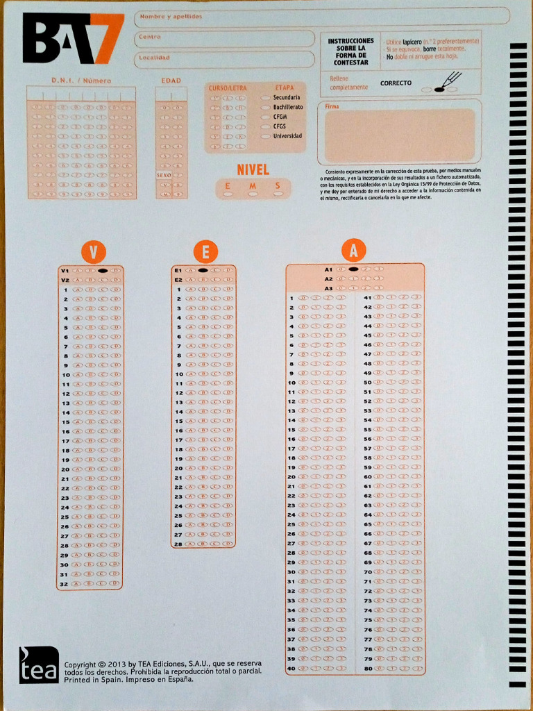 Bat Hoja Respuestas 2 | PDF