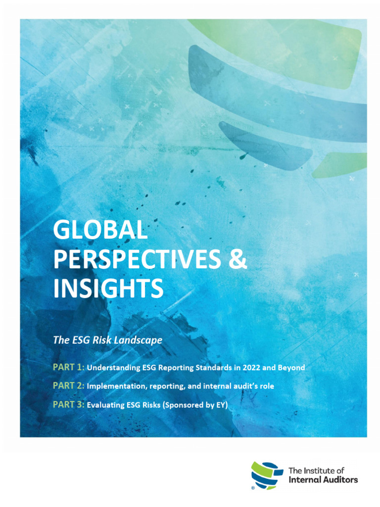 ESG Risk Landscape Guide 2022 | PDF | Internal Audit | Audit