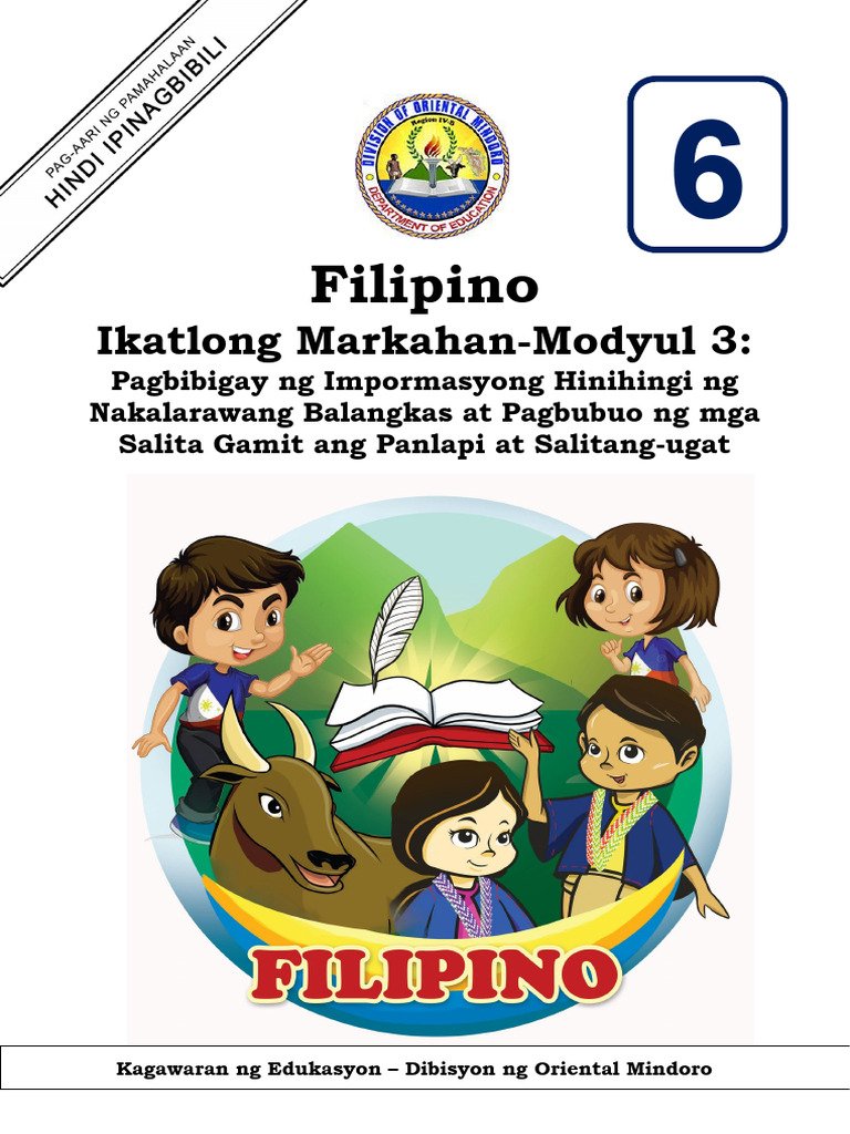 Filipino: Ikatlong Markahan-Modyul 3 | PDF