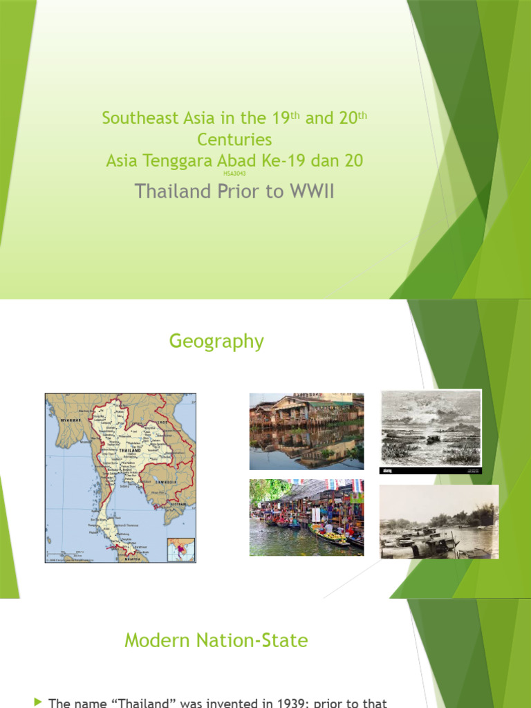 Thailand's Colonial History and Modernization | PDF | Thailand