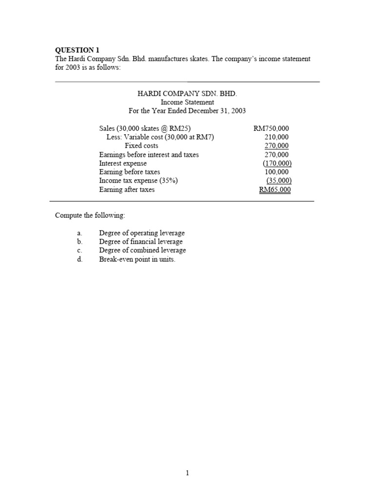 Topic 7 Exercises | PDF