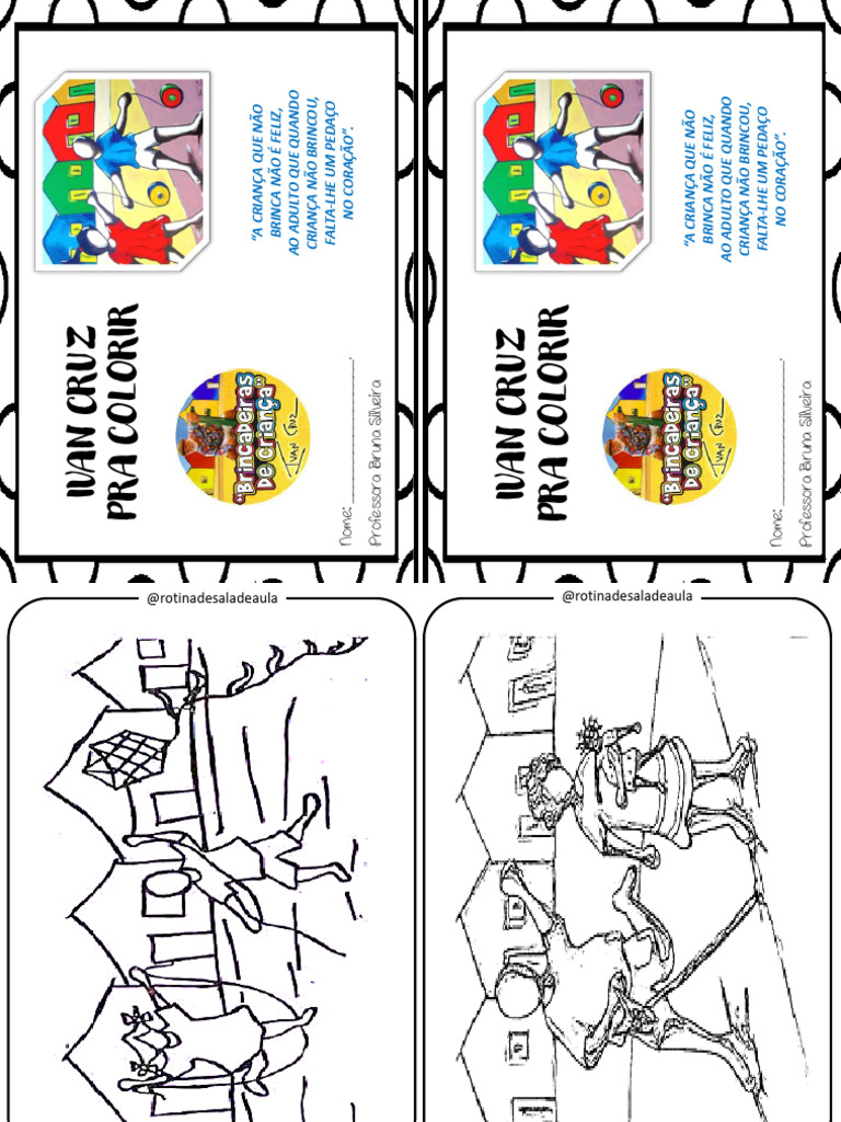 Livrinho de Ivan Cruz para Colorir | PDF