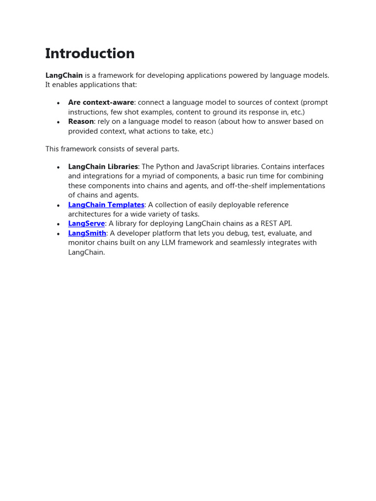 LangChain: Tools for Devs with LLMs | PDF