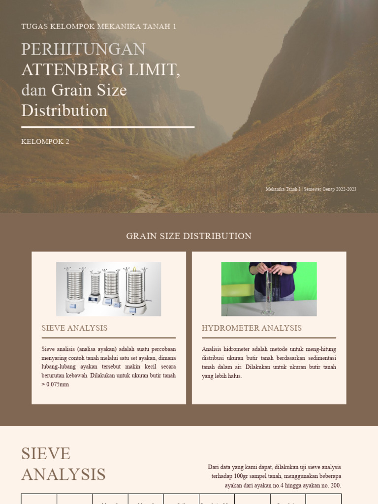 Analisis Attenberg Limit dan Distribusi Butir | PDF