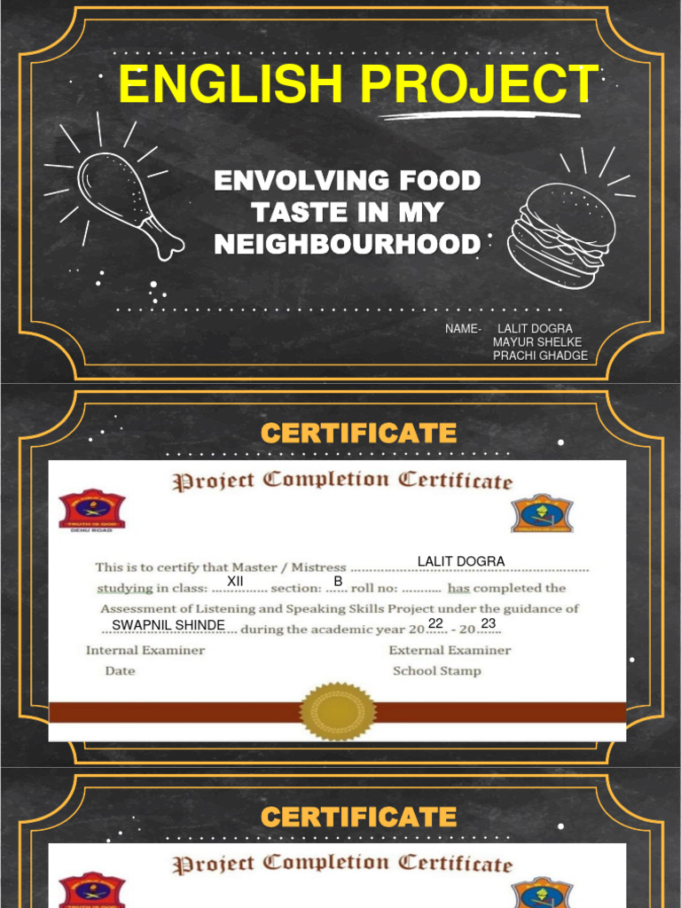 Lalit, Prachi, Mayur English Project | PDF | Vitamin | Diet (Nutrition)