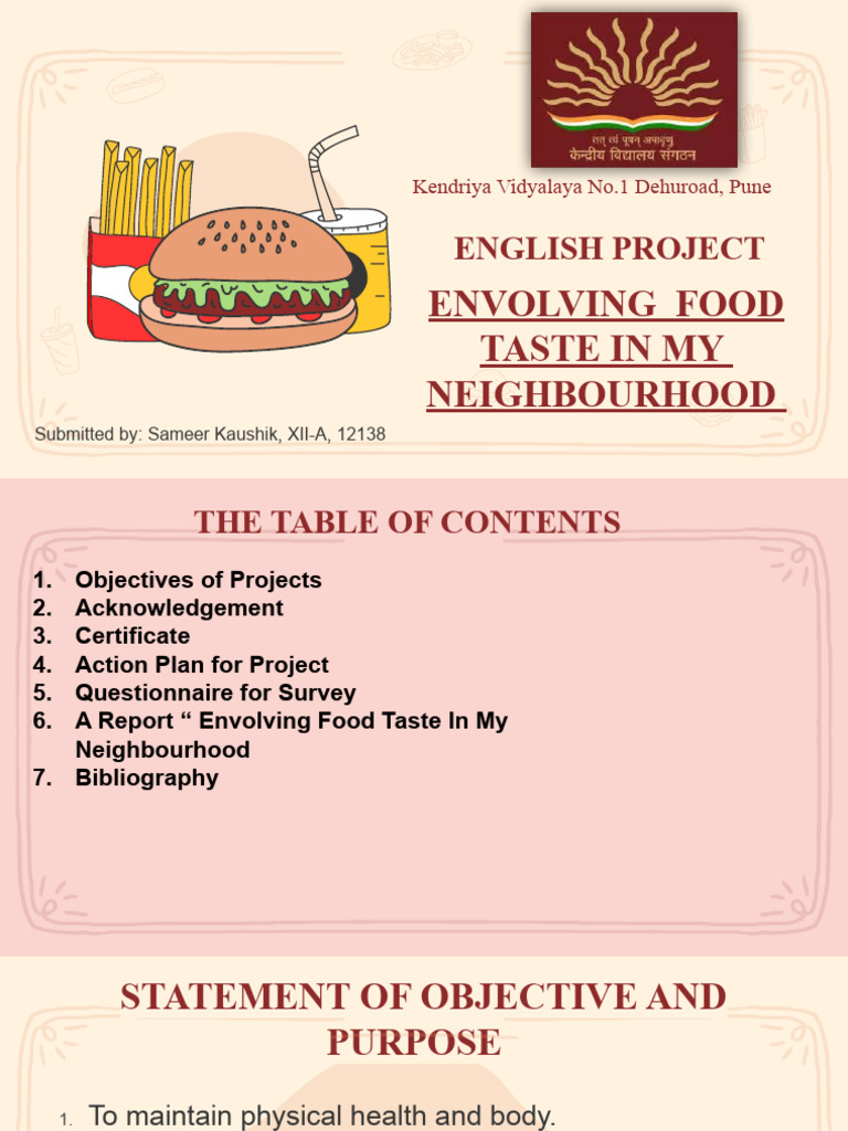 Asl Project English Sameer | PDF | Diet (Nutrition) | Diet & Nutrition