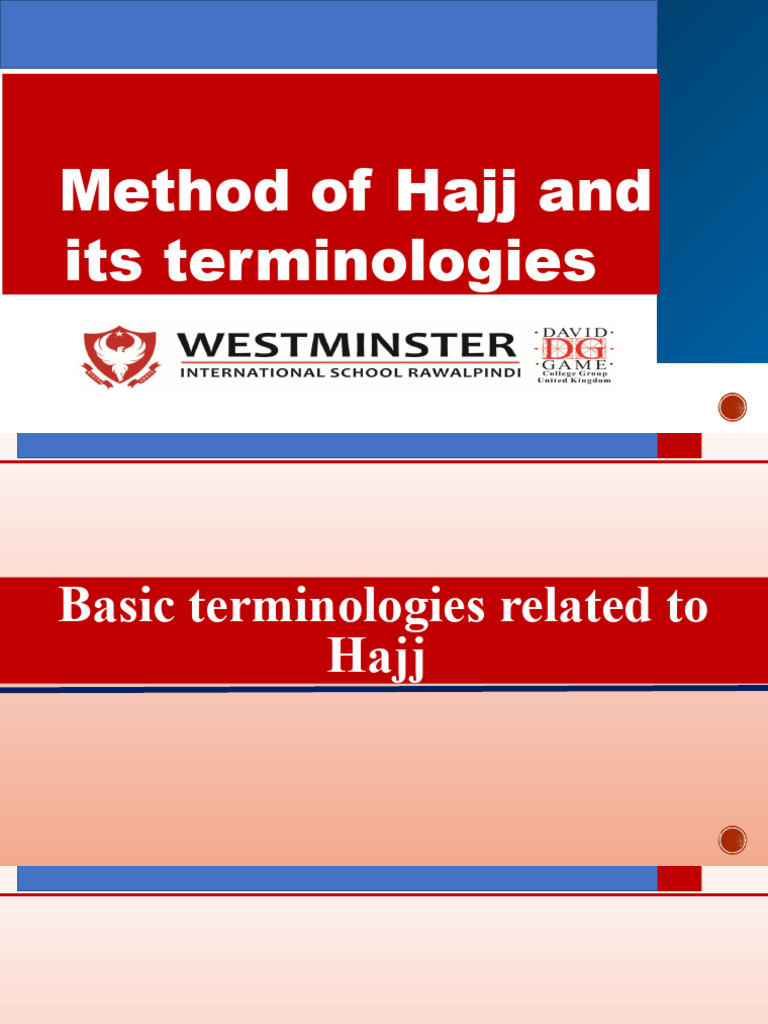 Hajj: Key Terms and Rituals Explained | PDF | Hajj | Semitic Words And ...