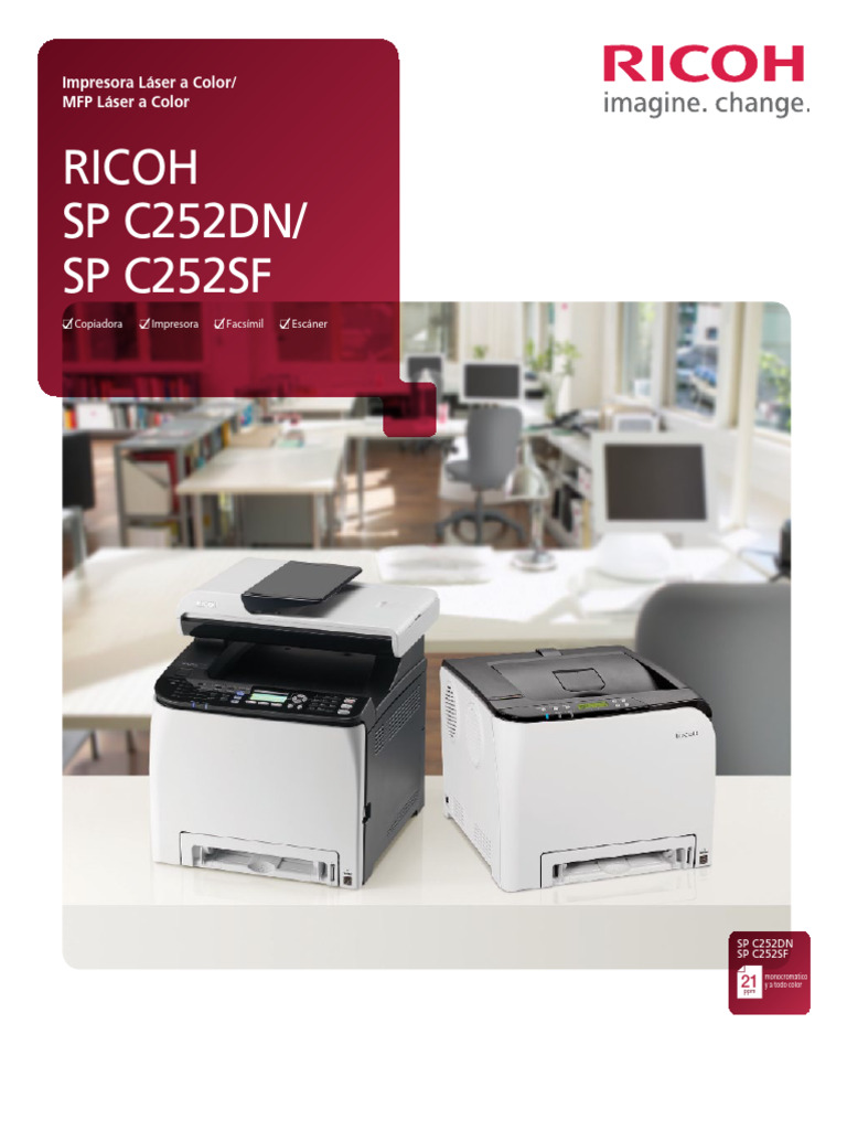 Ric - SP C252DN-SF | PDF | Fax | Controlador de interfaz de red