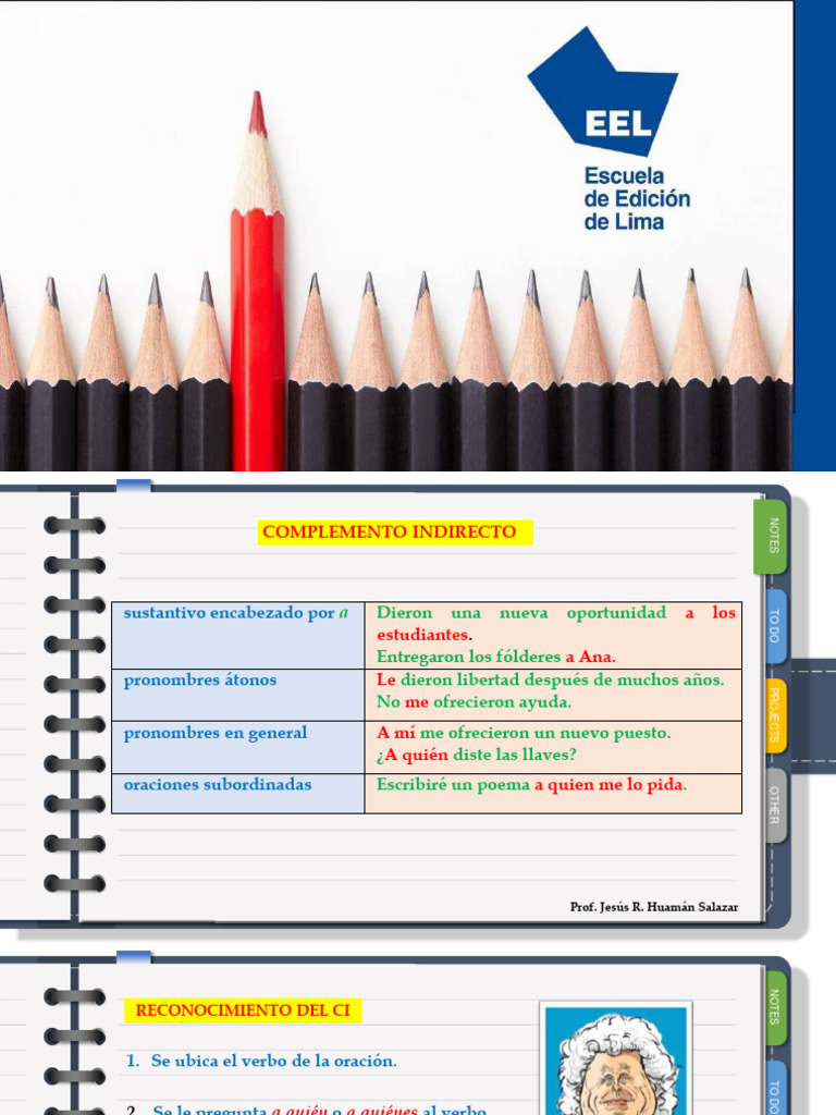 ppt_sesion_4_CI_y_leismo | PDF | Objeto (gramática) | Verbo