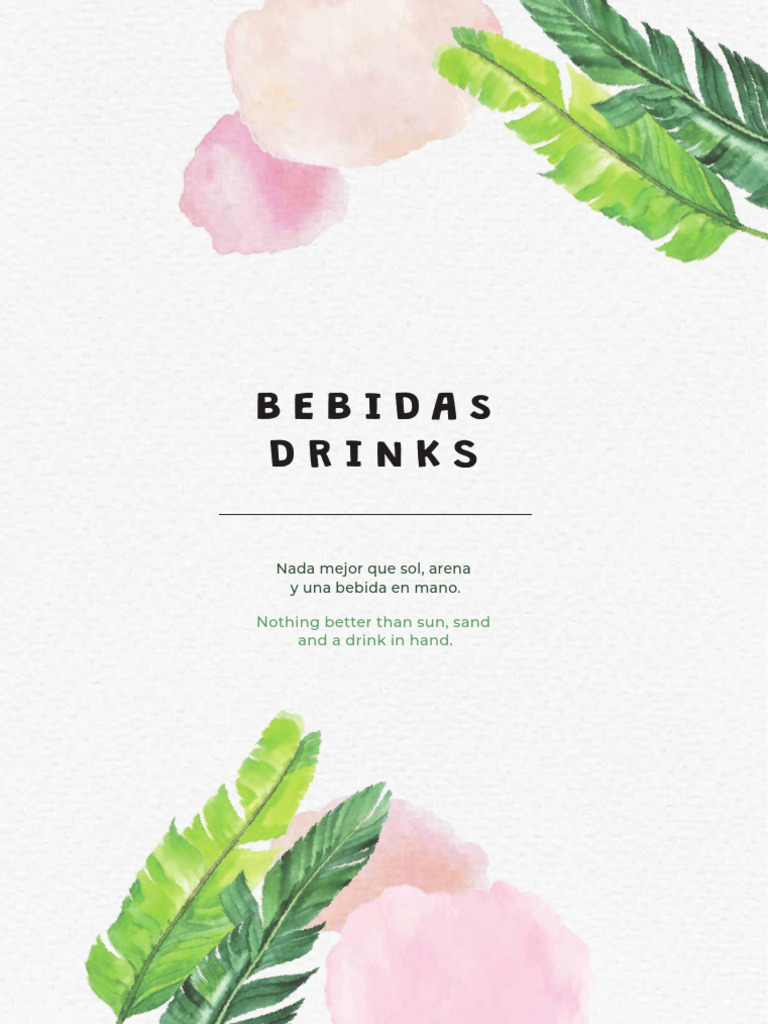 Digital Menu Bebidas Drinks-Compressed | PDF