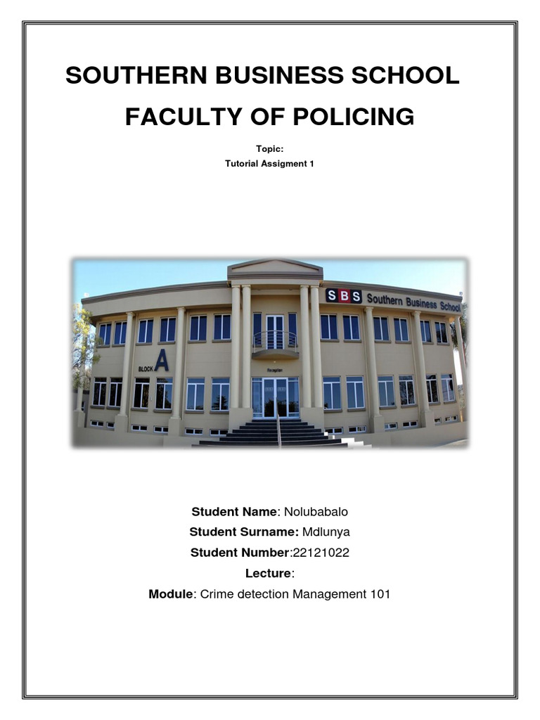 CDM 101 Mtwebana | PDF | Crime Scene | Plea