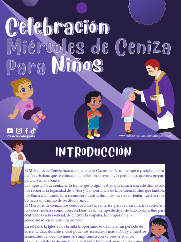 Miércoles de Ceniza para Niños | PDF | Prestado | Adoración Cristiana Y ...