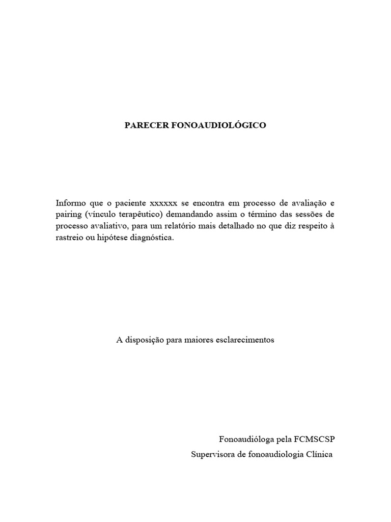 Modelo Parecer | PDF
