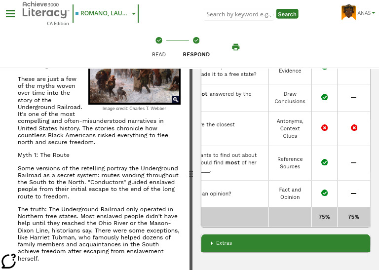 Achieve3000 Lesson 2 | PDF | Underground Railroad