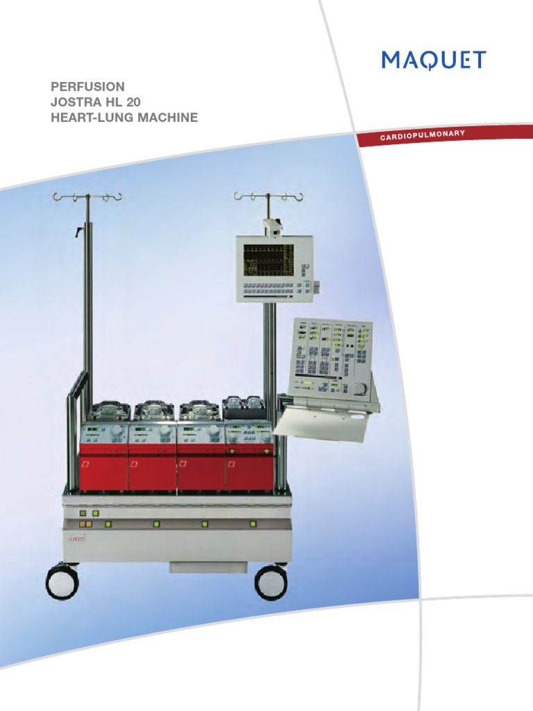 Maquet - HL20 (Catalogo) | PDF | Pump | Flow Measurement