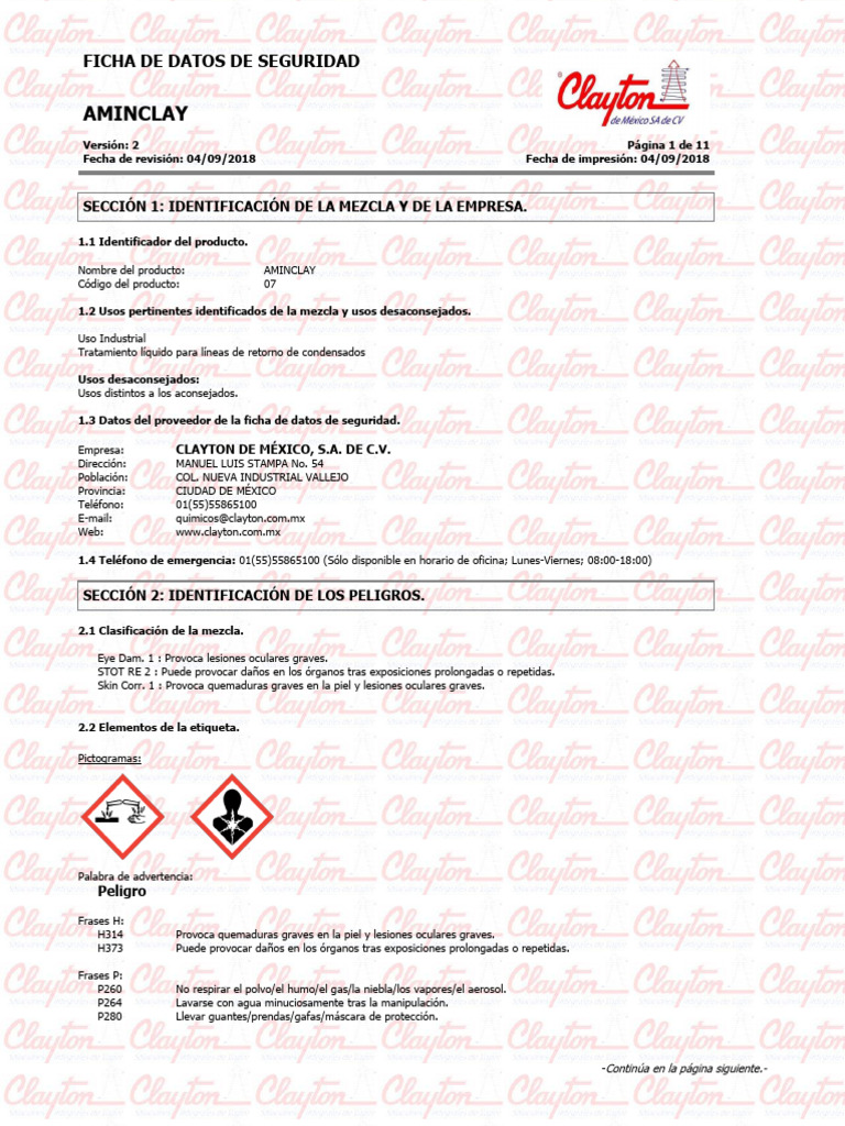 Precio de Aminocel 500 en México | PDF | Agua | Primeros auxilios