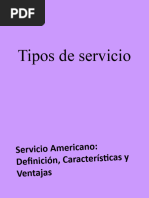 Servicio Americano | PDF | Cocina, comidas y vino