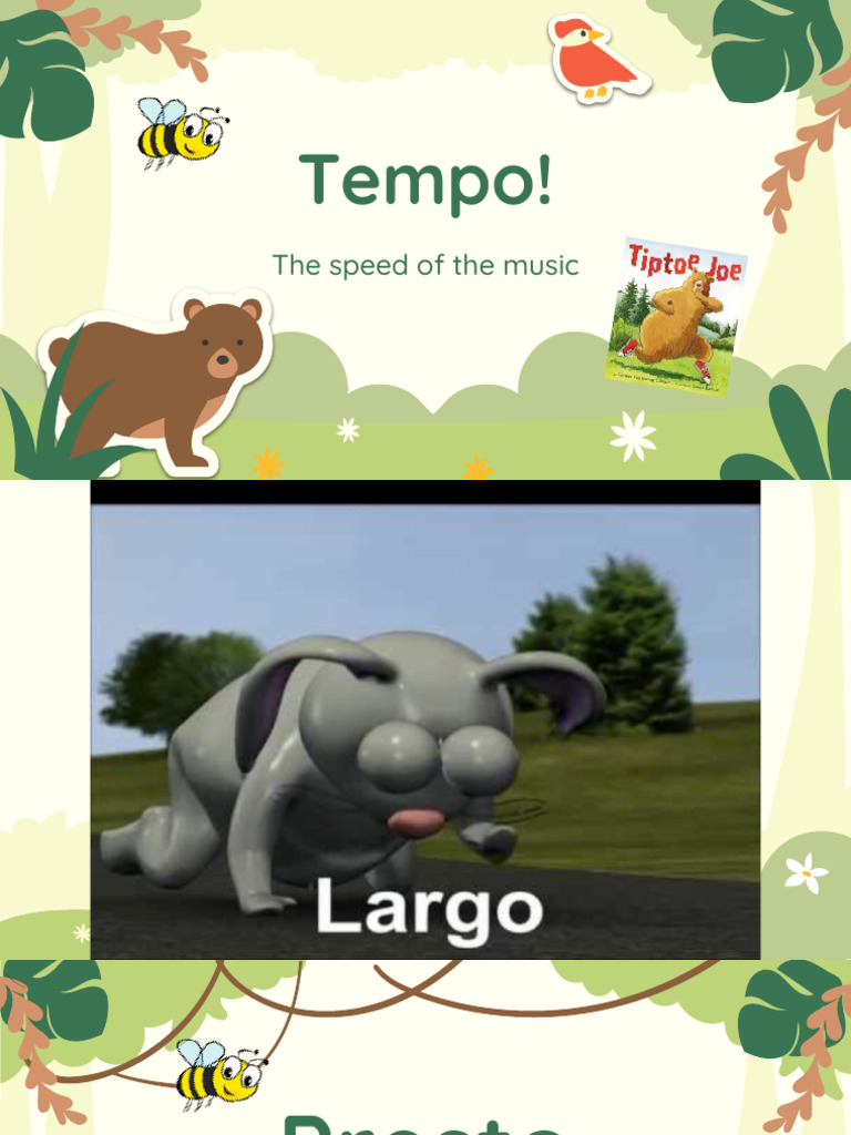 K-1 Tempo Lesson Tiptoe Joe | PDF