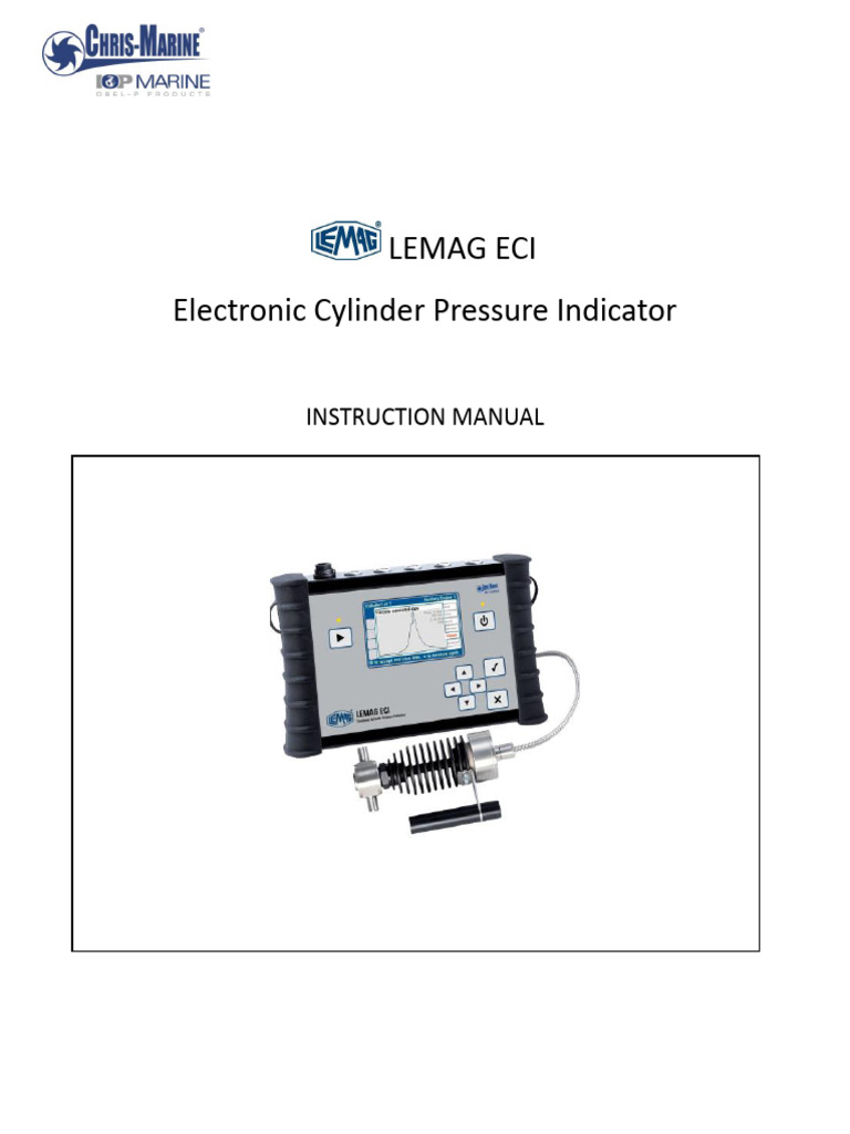 Presurimetro LEMAG ECI - Cylinder Pressure Indicator - User Manual | PDF