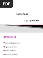 Leech Politeness Principles | PDF | Cognitive Science | Linguistics