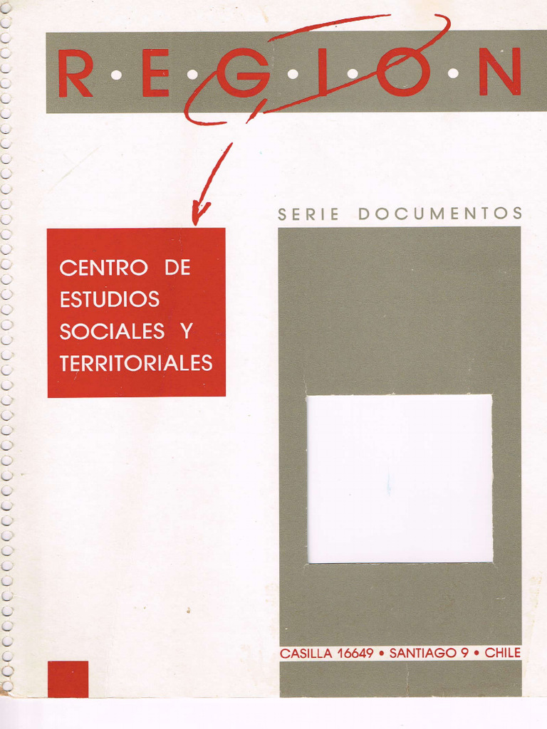 Centro de Estudios Sociales y Territoriales 55p | PDF