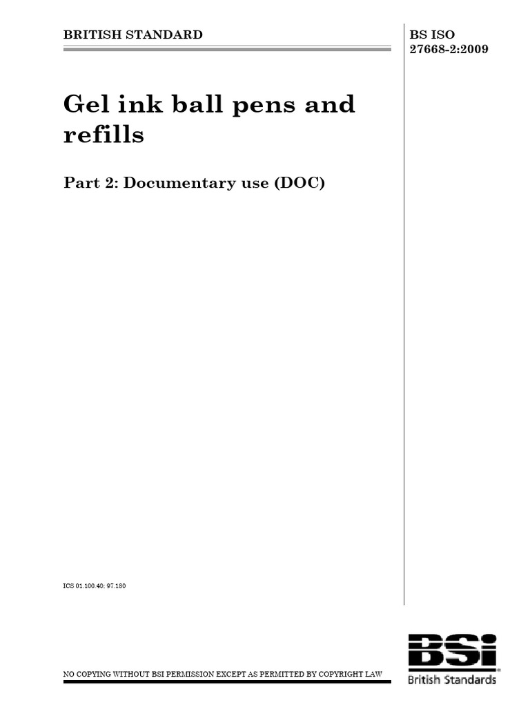 BS Iso 27668-2-2009 | PDF | International Organization For Standardization | Copyright
