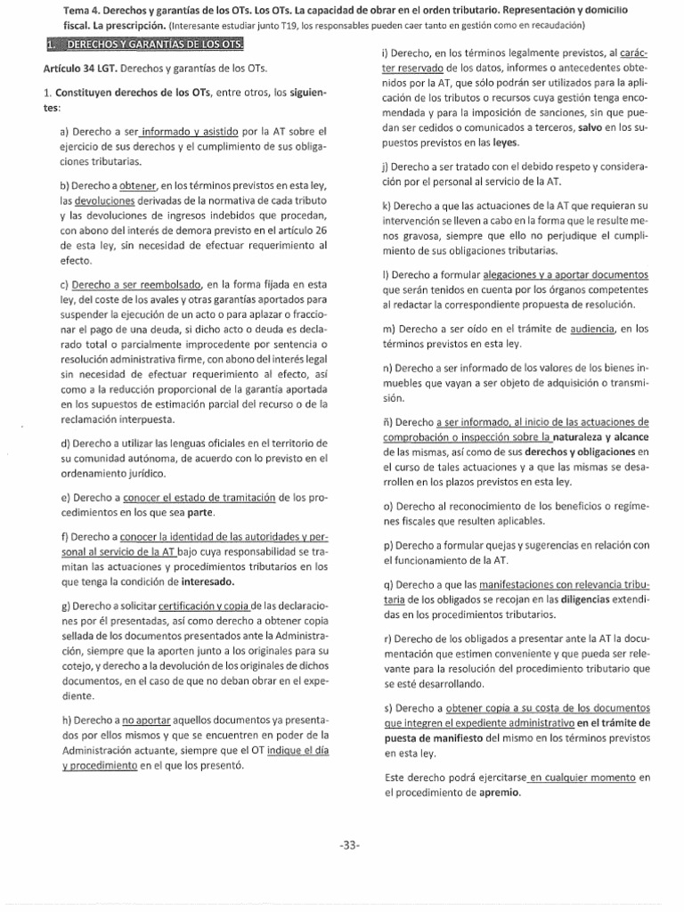 Tema 4 TB | PDF | Contribuyente | Liquidación