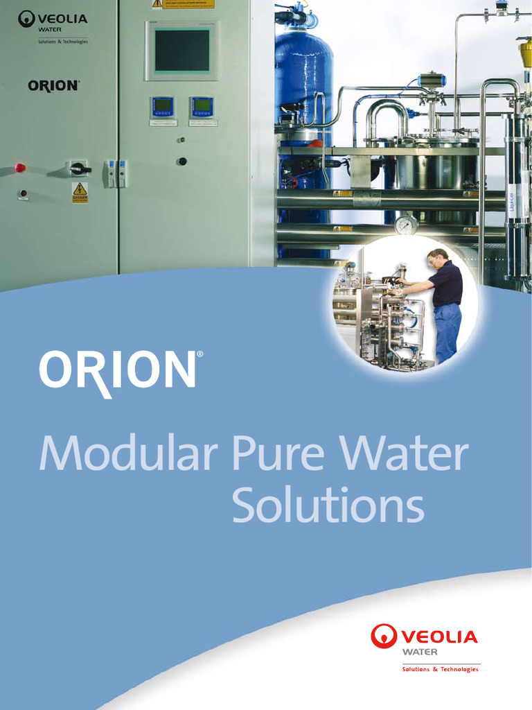 ORION | PDF | Purified Water | Water Purification