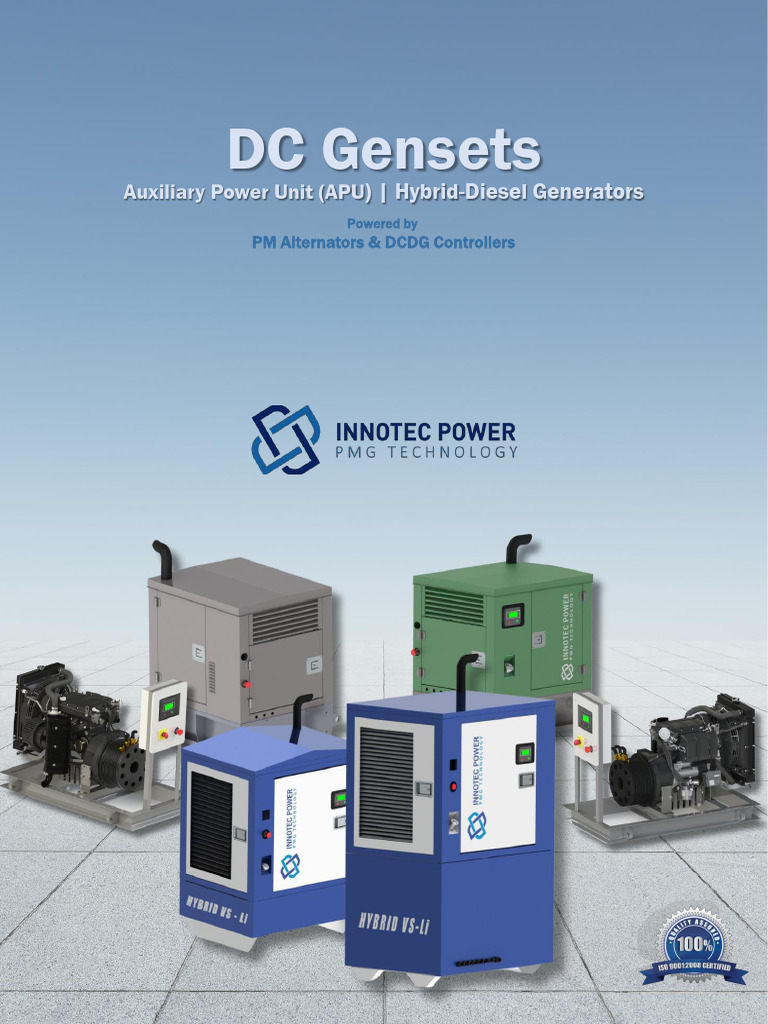 DC Gensets | PDF | Electric Generator | Direct Current