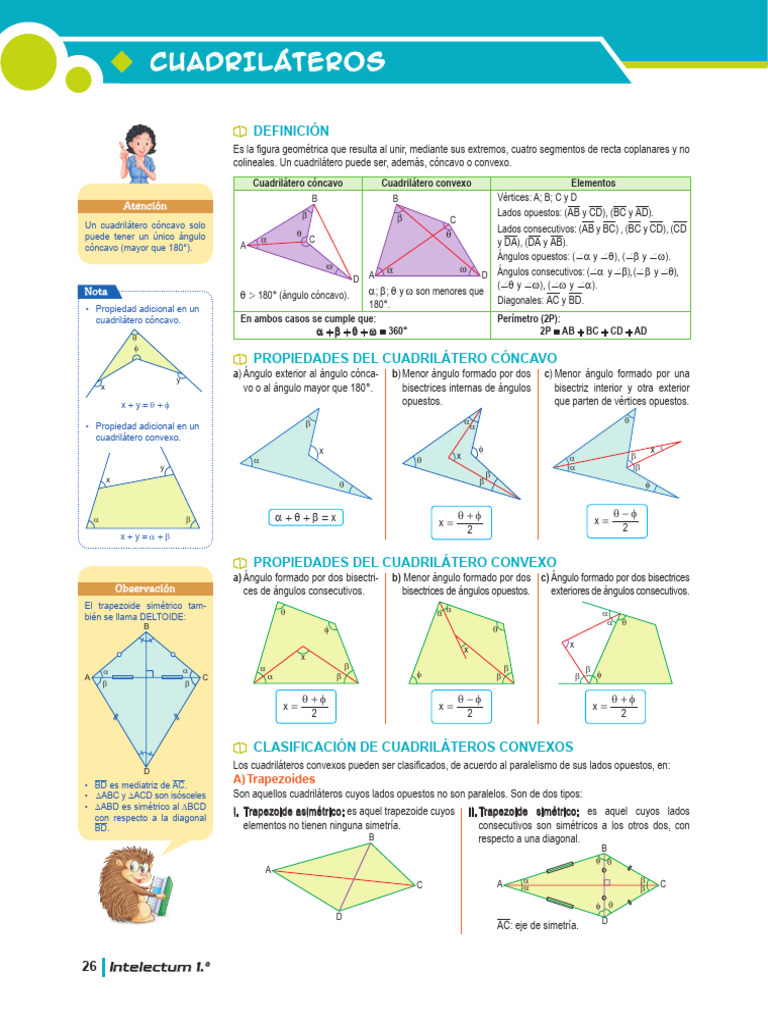 Geometría 1 - Cuadrilateros | PDF | Geometría Convexa | Geometría del ...