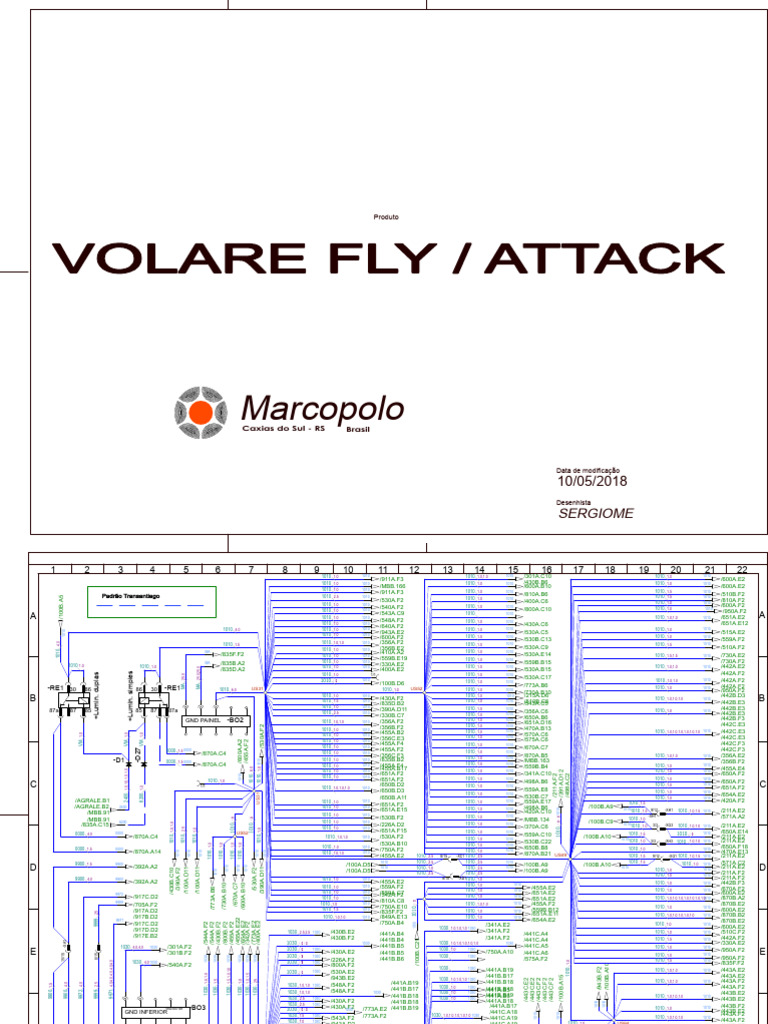 0.12-Diagrama Elétrico Linha Fly e Attack - V09 - 28.05.2018 | PDF | Xadrez | Aberturas (xadrez)