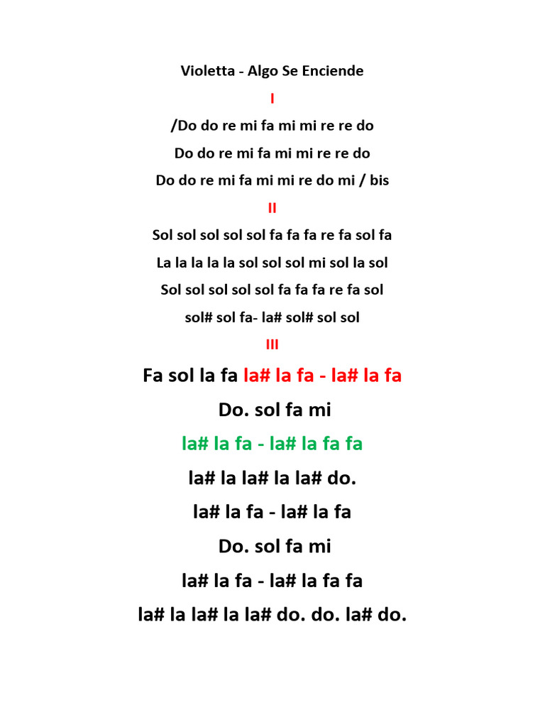 Violetta | PDF