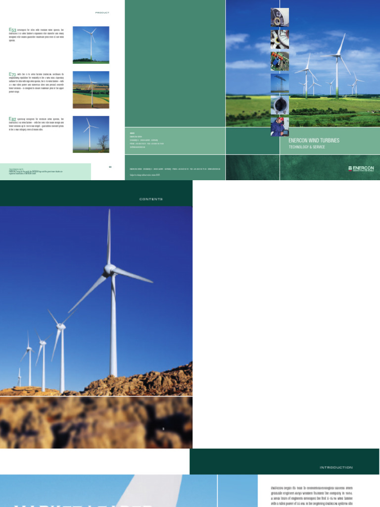 Enercon Wind Turbines | PDF | Electrical Grid | Wind Turbine