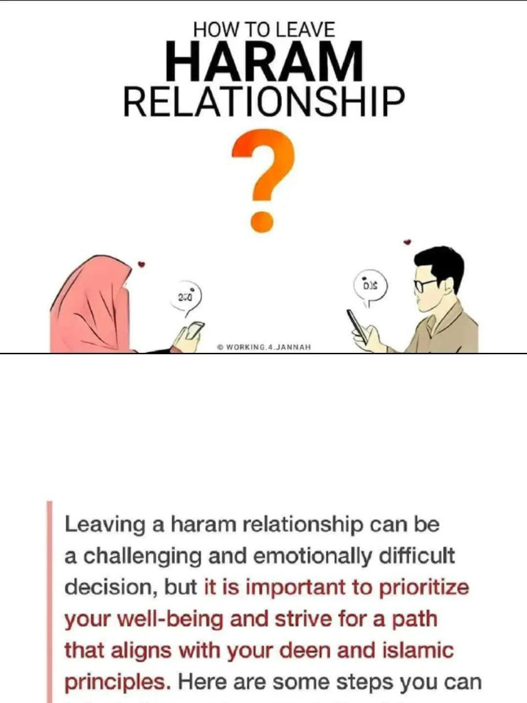 How To Leave Haram Relationship | PDF