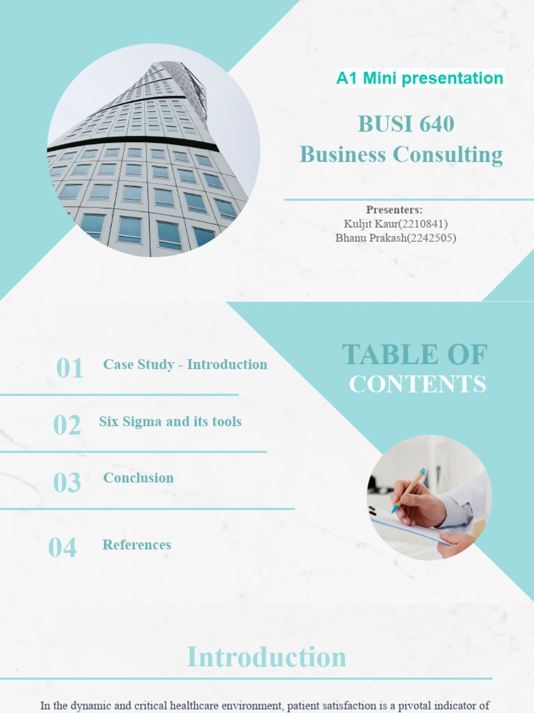 A1 - Mini Presentation - Sigma | PDF | Six Sigma | Patient