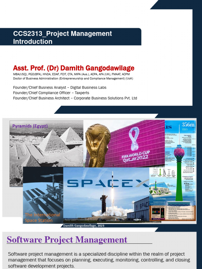 Project Management - S1 - 2023 | PDF | Project Management | Economies