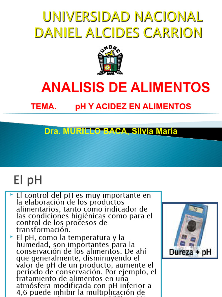 Clase 4. PH y Acidez | PDF | Química | Ciencias fisicas