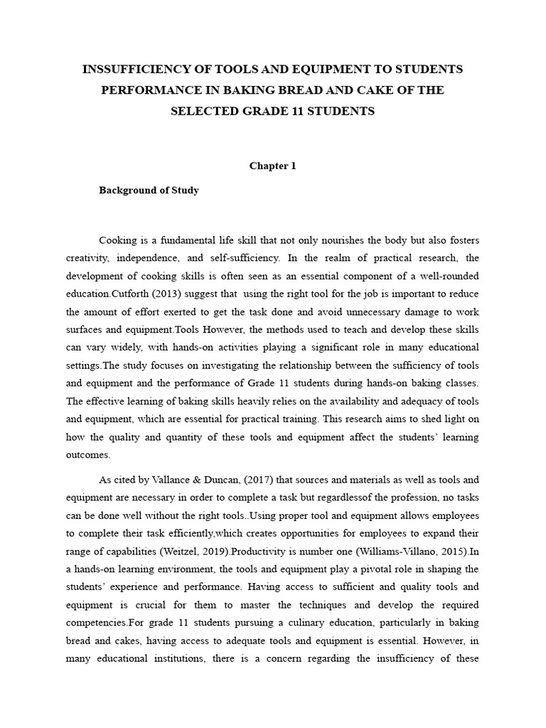 PR2_Chapter 1-2 | PDF | Vocational Education | Kitchen