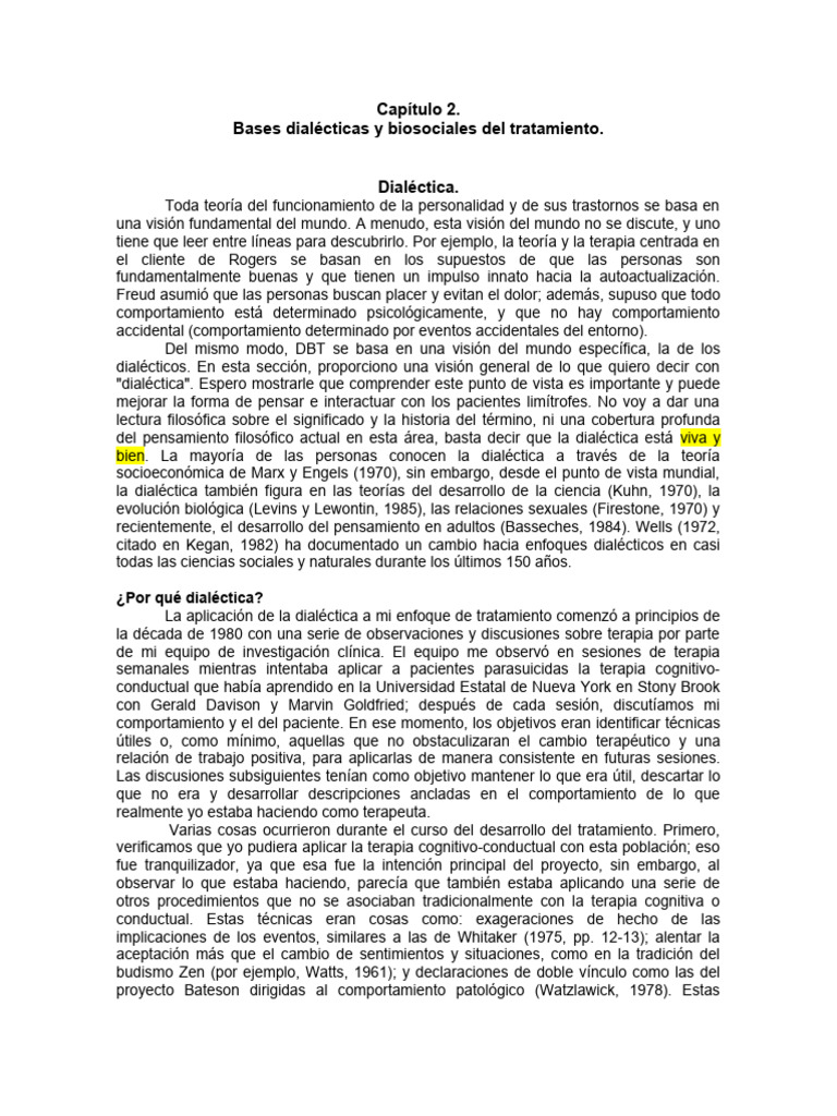Capítulo 2 | PDF | Las emociones | Dialéctico