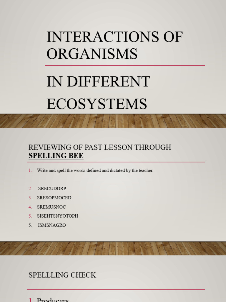 COT2 Interactions of Organisms | PDF | Symbiosis | Ecosystem