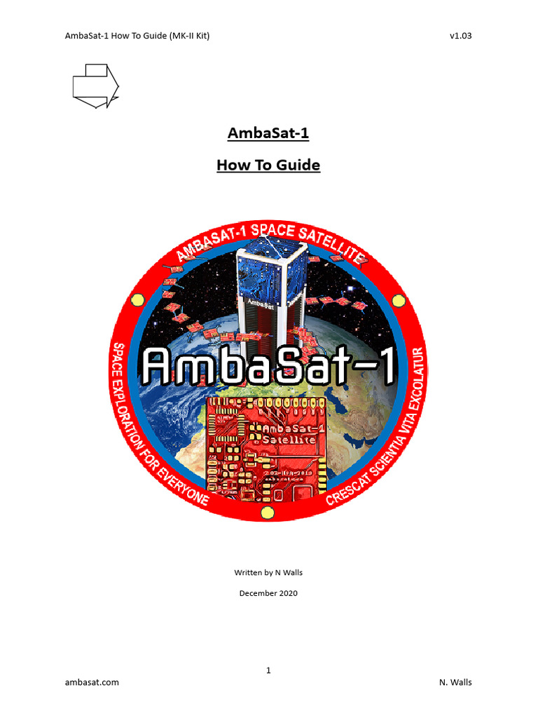 AmbaSat 1 How To Guide MKII Kit | PDF | Soldering | Printed Circuit Board