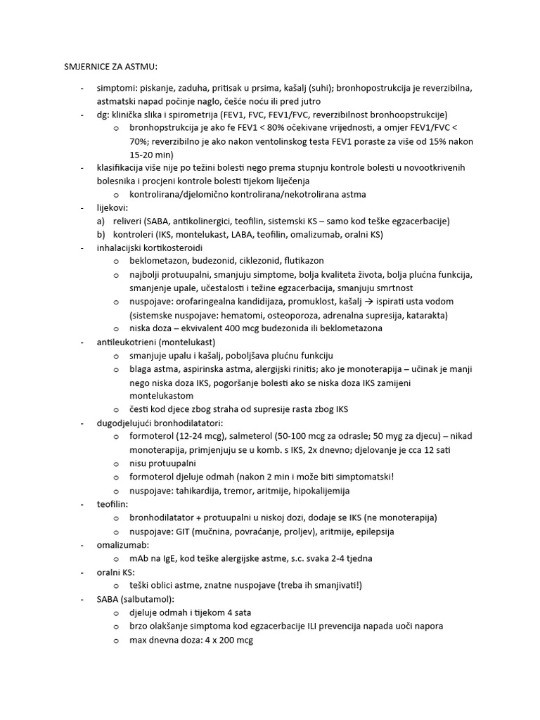 Astma I KOPB | PDF