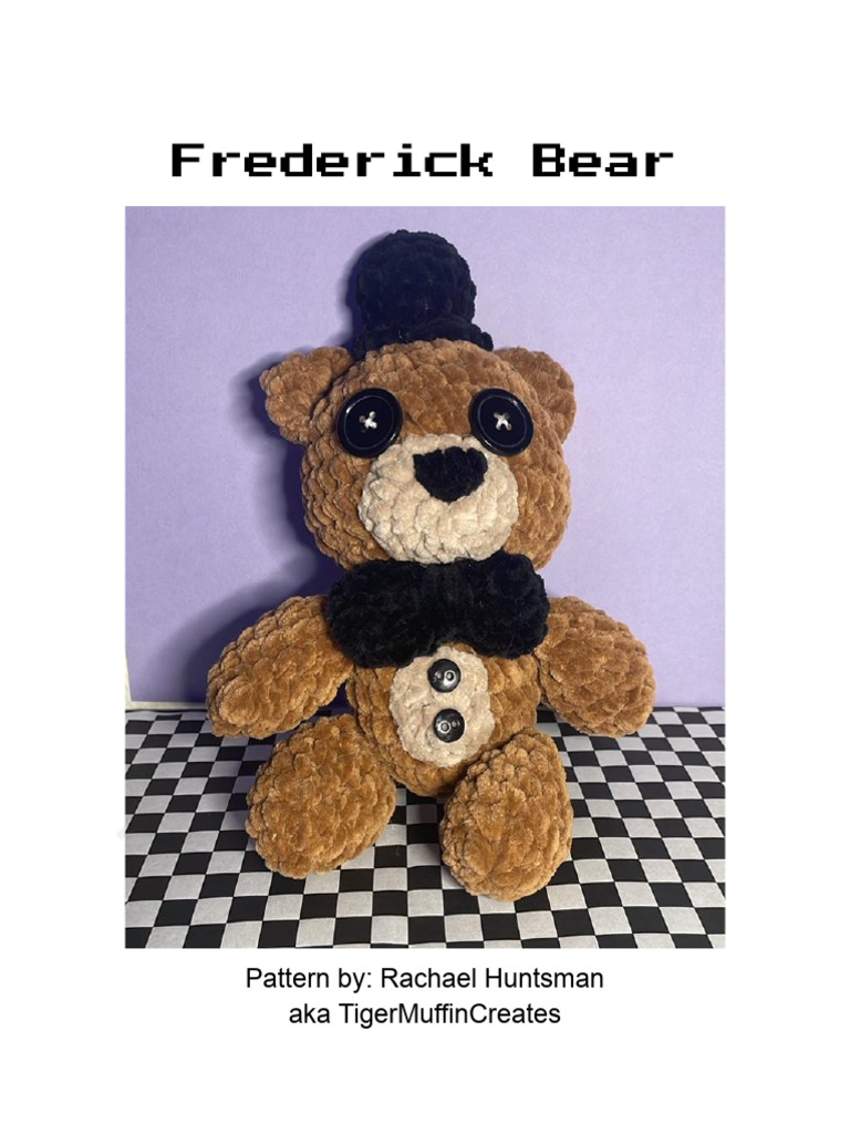 Frederick Bear | PDF | Crochet | Decorative Arts