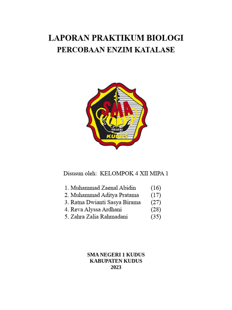 Bab 2 - Laporan Percobaan Enzim Katalase 2 | PDF