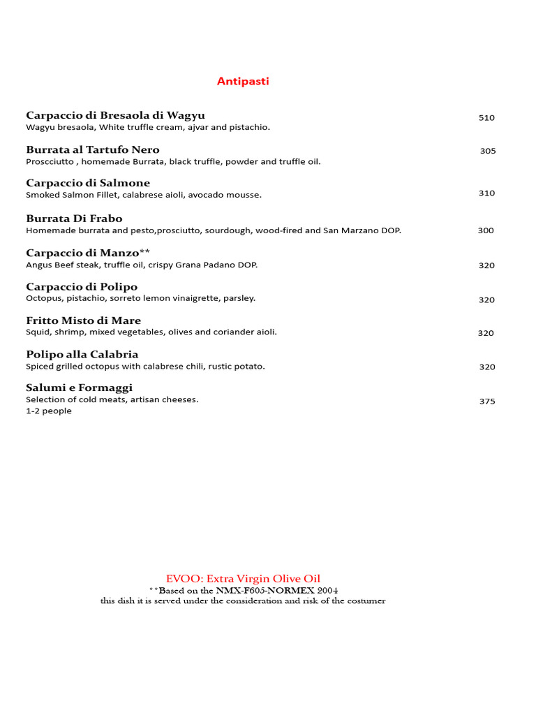 Menu Ingles 2023 | PDF | Pesto | Cooking