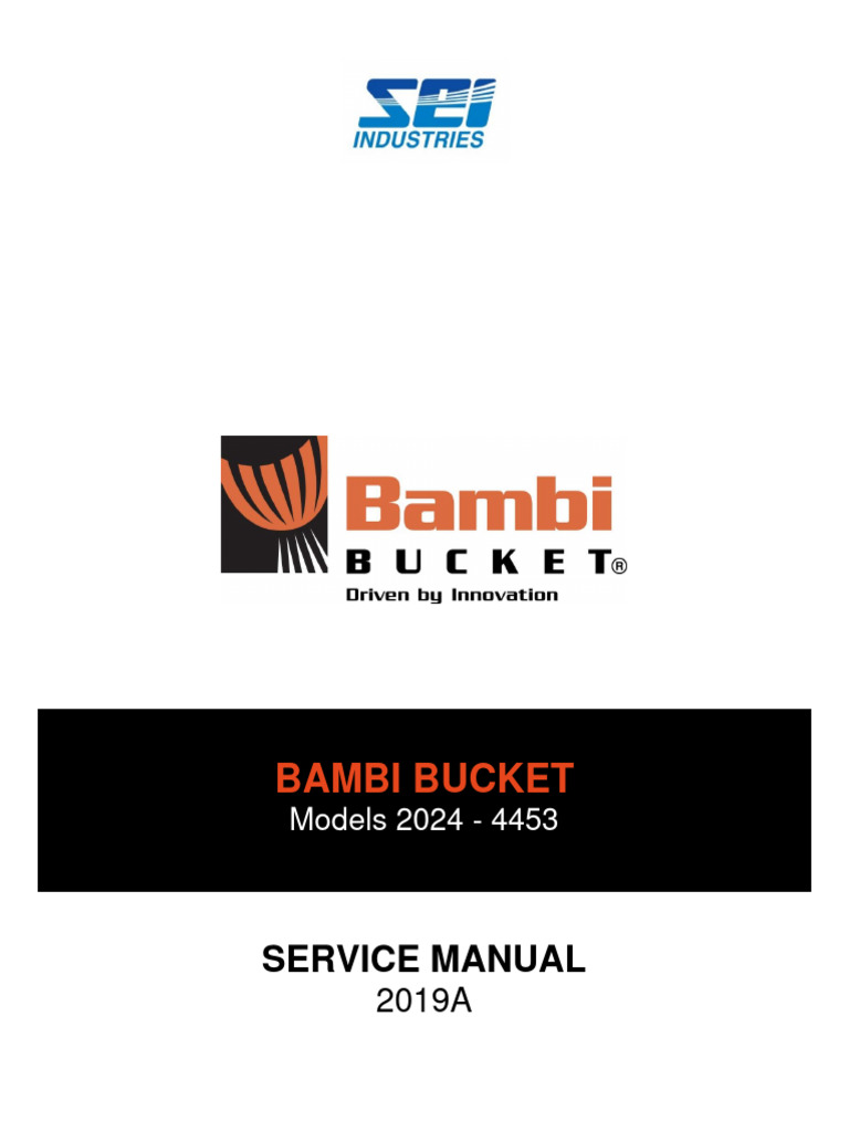 Bambi Bucket Service Manual 2024 4453 REV2019A | PDF | Electrical ...